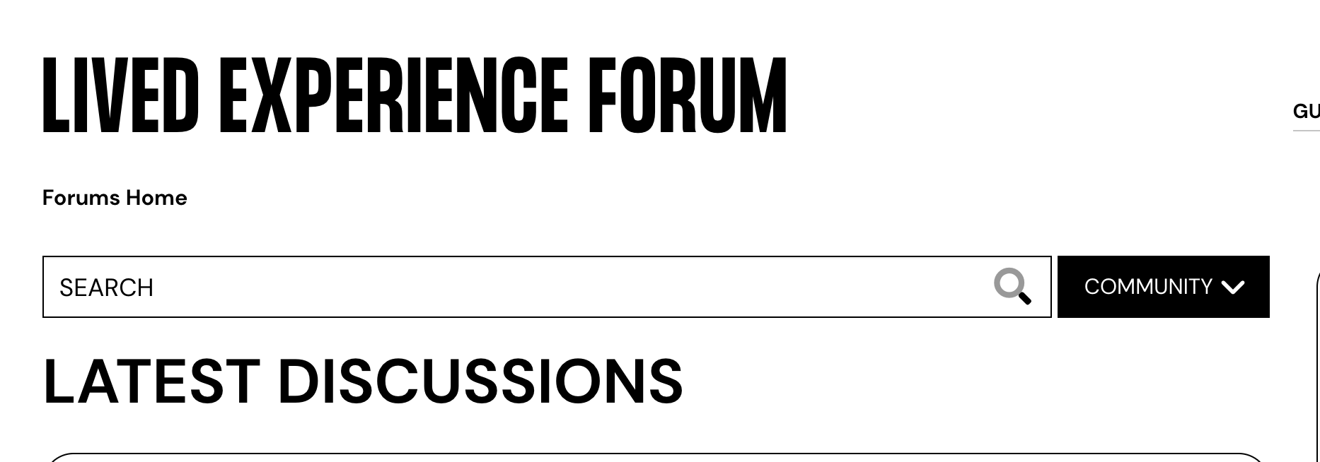 Developing a support network - SANE Forums